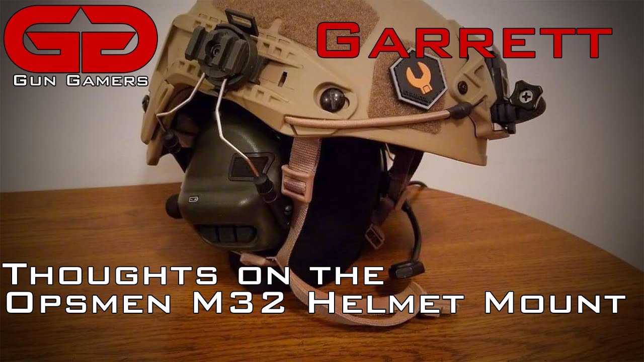 Garrett's Thoughts On The Opsmen M32H Helmet Mounted Headset - YouTube