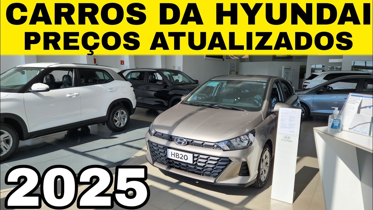 CONHEÇA OS MODELOS DA HYUNDAI 2025 VERSÕES E PREÇOS ATUAIS - YouTube