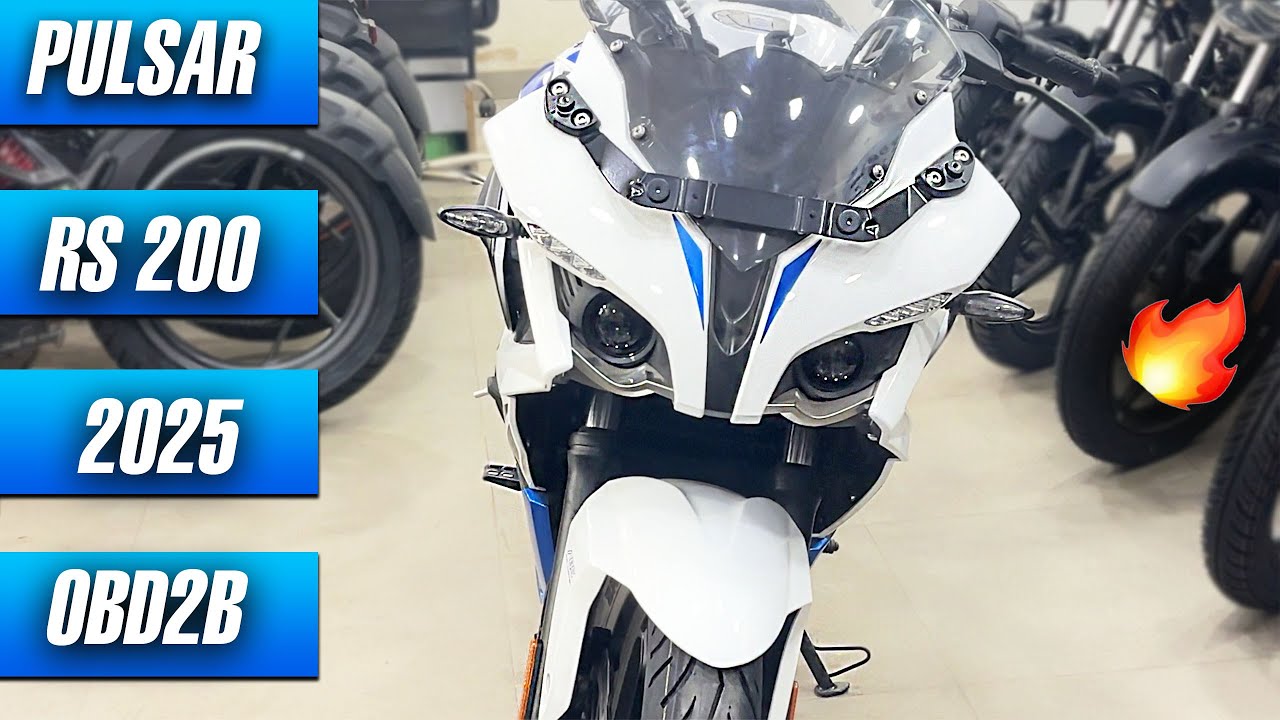 Bajaj pulsar rs 200 new model 2025 full review | On road price ...