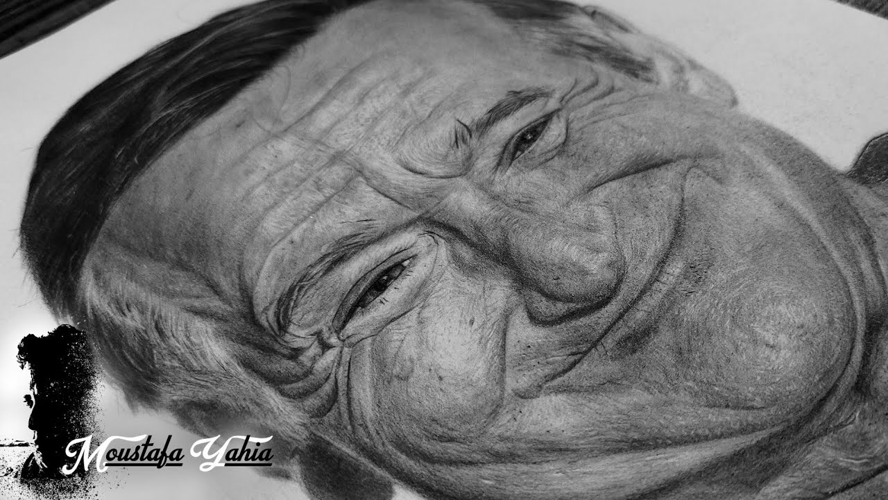 Drawing Robin Williams - YouTube