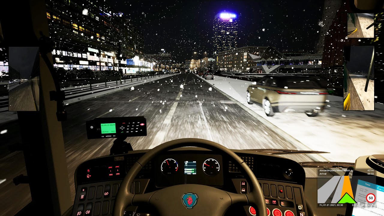 The Bus - Night Snow Gameplay (PC UHD) [4K60FPS] - YouTube