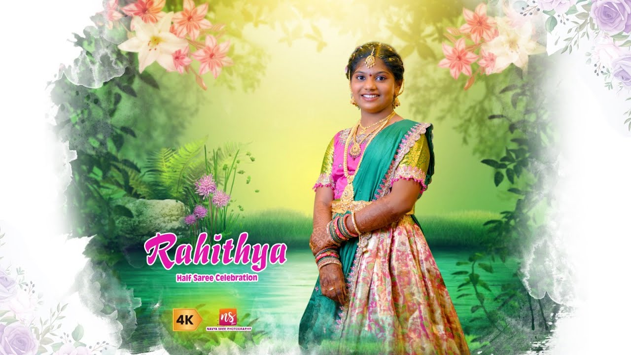 Rahithya Half Saree 4K Teaser NS PIcs 93999 88806 - YouTube