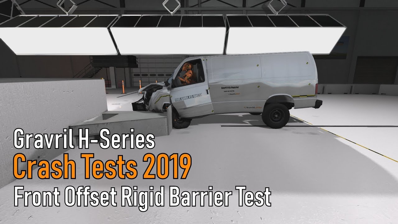 BeamNG.drive | Offset Rigid Barrier | H-Series - YouTube