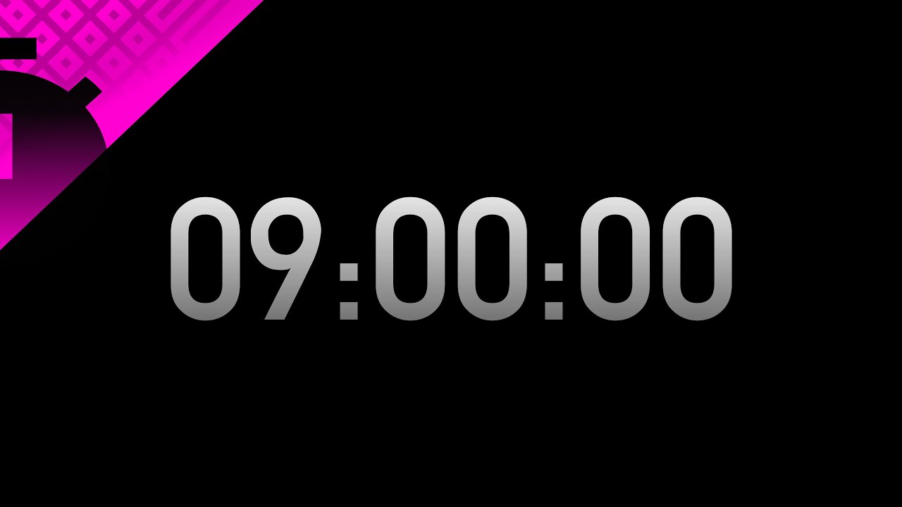 9 Hours Countdown - Timer (540 min) - YouTube