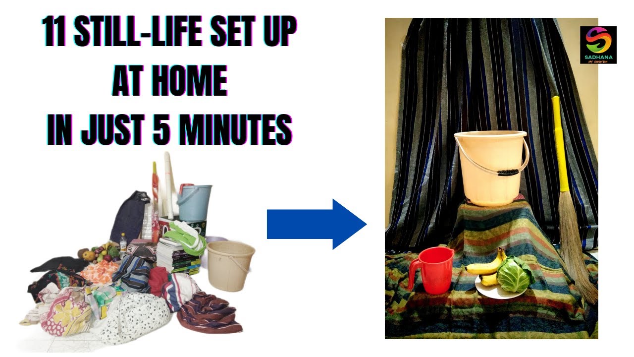 11 STILL-LIFE SET UP AT HOME IN JUST 5 MINUTES | OBJECT DRAWING ...