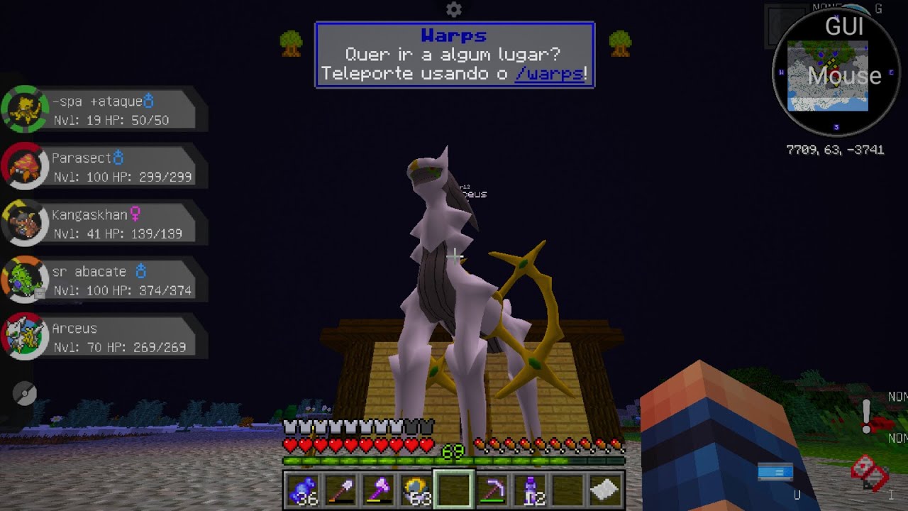 SIMPLESMENTE ARCEUS - Mestre Pixelmon 14 - YouTube
