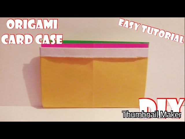 Origami Index Card Box