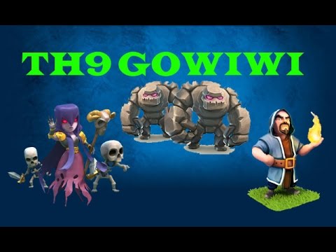 Clash of Clans: Th9 Gowiwi Strategy - YouTube