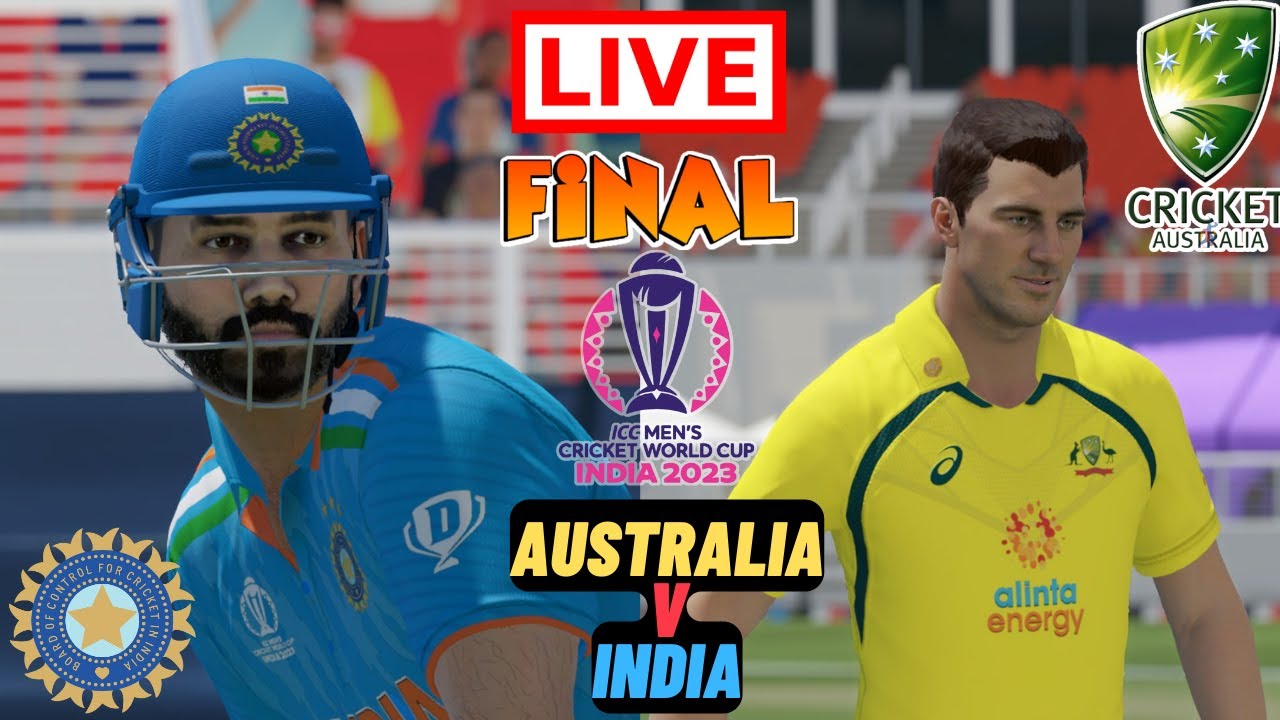 🔴 Live : India vs Australia Final | ODI world cup 2023 | Ind vs Aus ODI ...