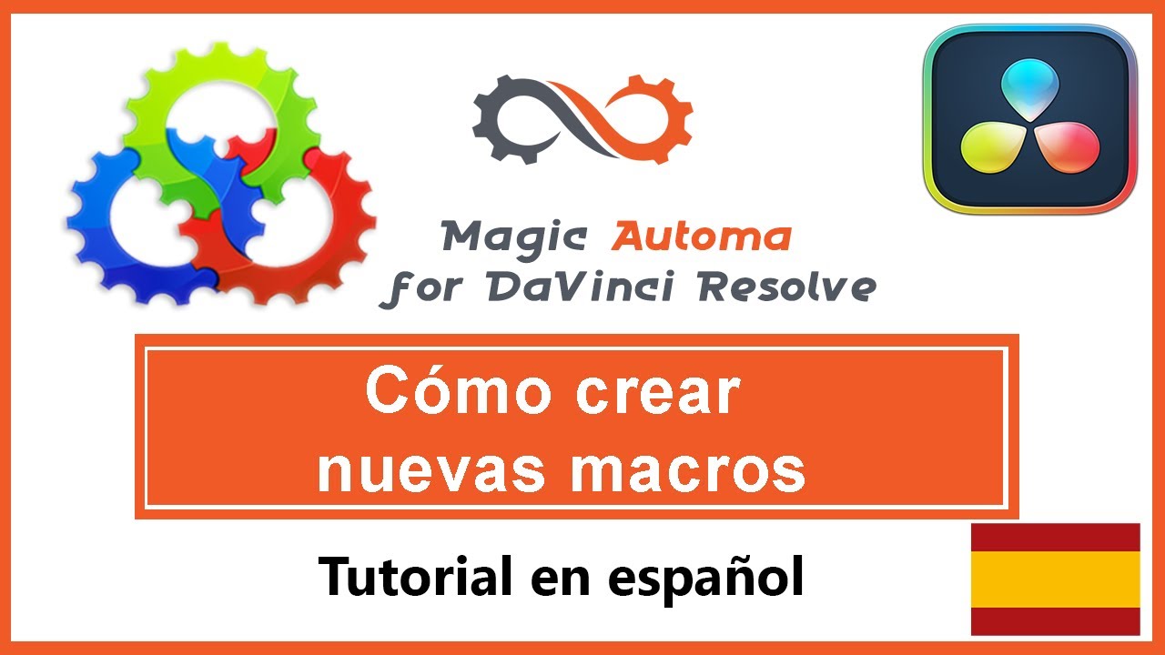 Cómo crear nuevas macros en Magic Automa para DaVinci Resolve. - YouTube