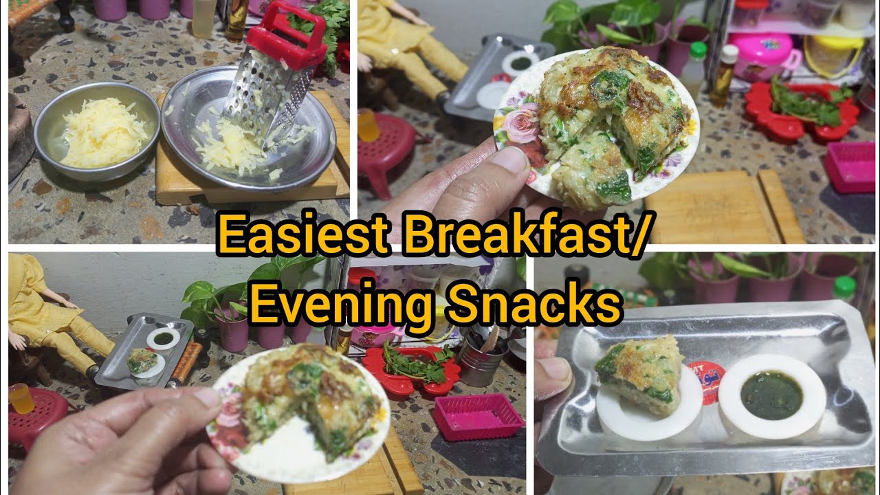 MINIATURE COOKING (😋 Quick Breakfast Recipe/Evening Snack - YouTube
