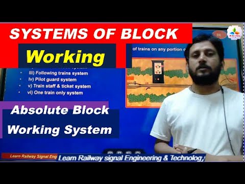 System of working for Railway Block Signalling by Er CM Jha Sir - YouTube