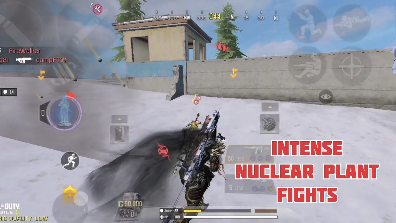 Intense Nuclear Plant fights Solo vs Squads gameplay COD Mobile - YouTube