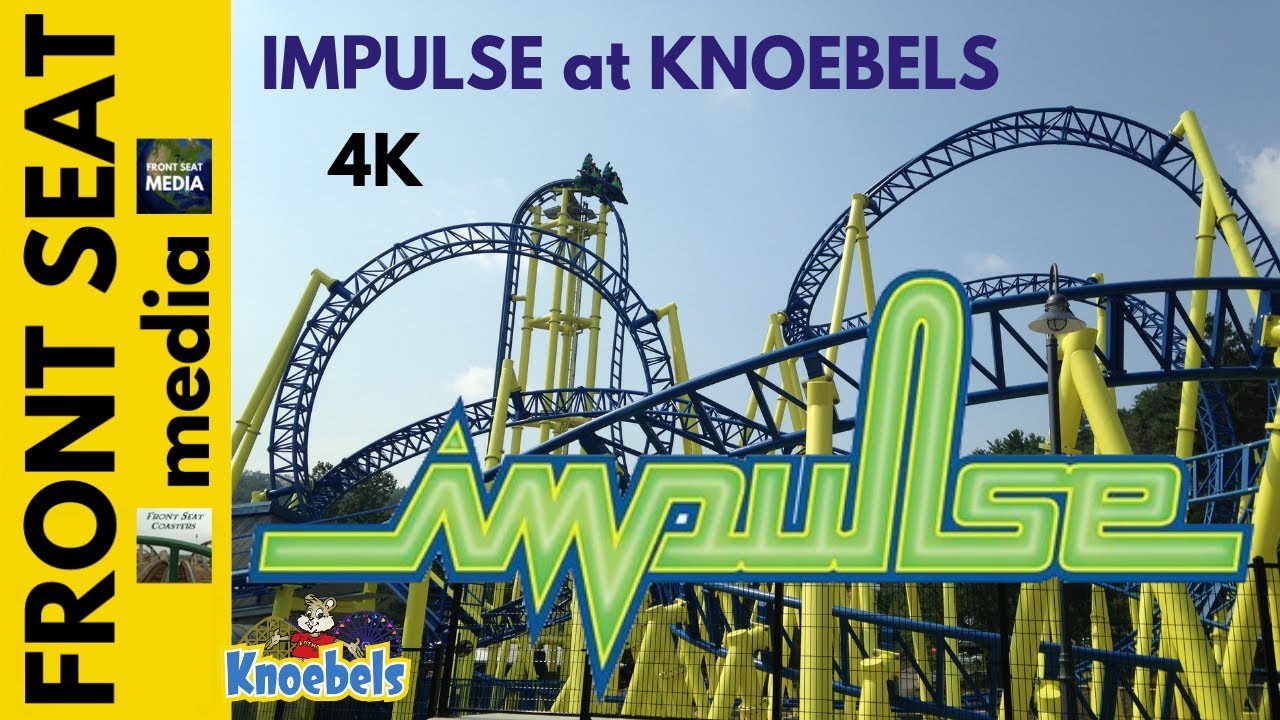 Impulse POV 4K On-Ride Knoebels Roller Coaster Back Seat - Zierer - YouTube