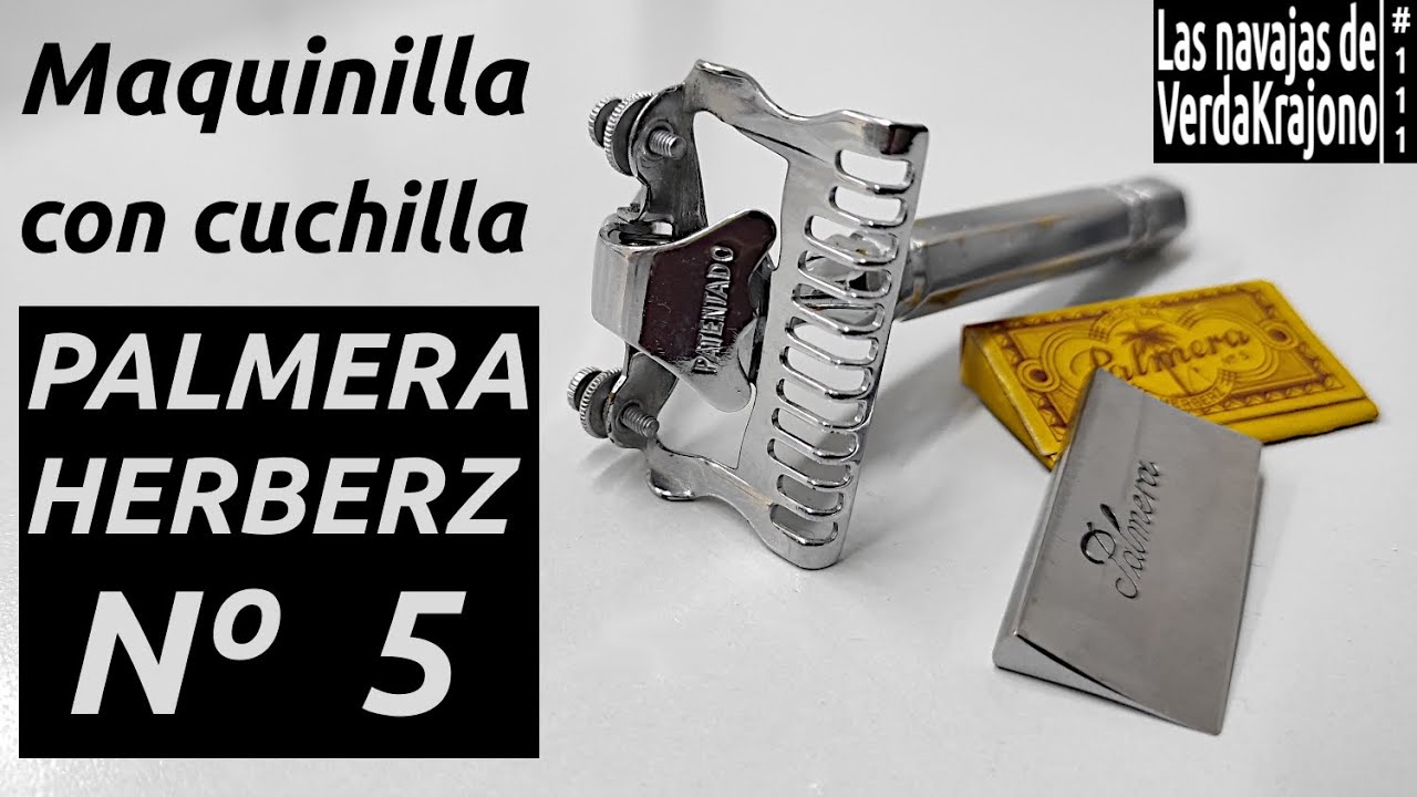 111 - Maquinilla con cuchilla Palmera Herberz - YouTube