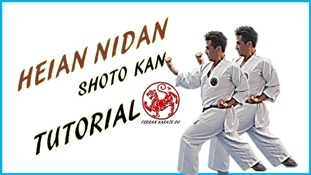 Heian Nidan -karate-TUTORIAL - YouTube