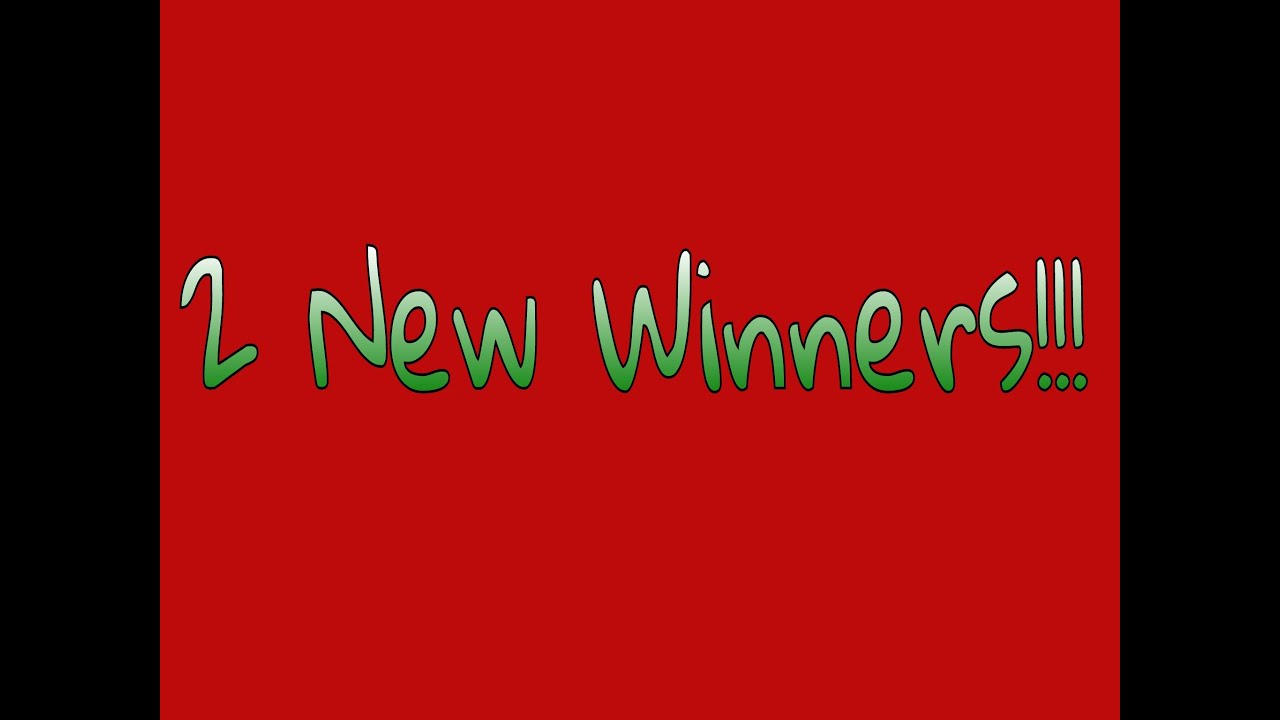 New winners YAY!! - YouTube