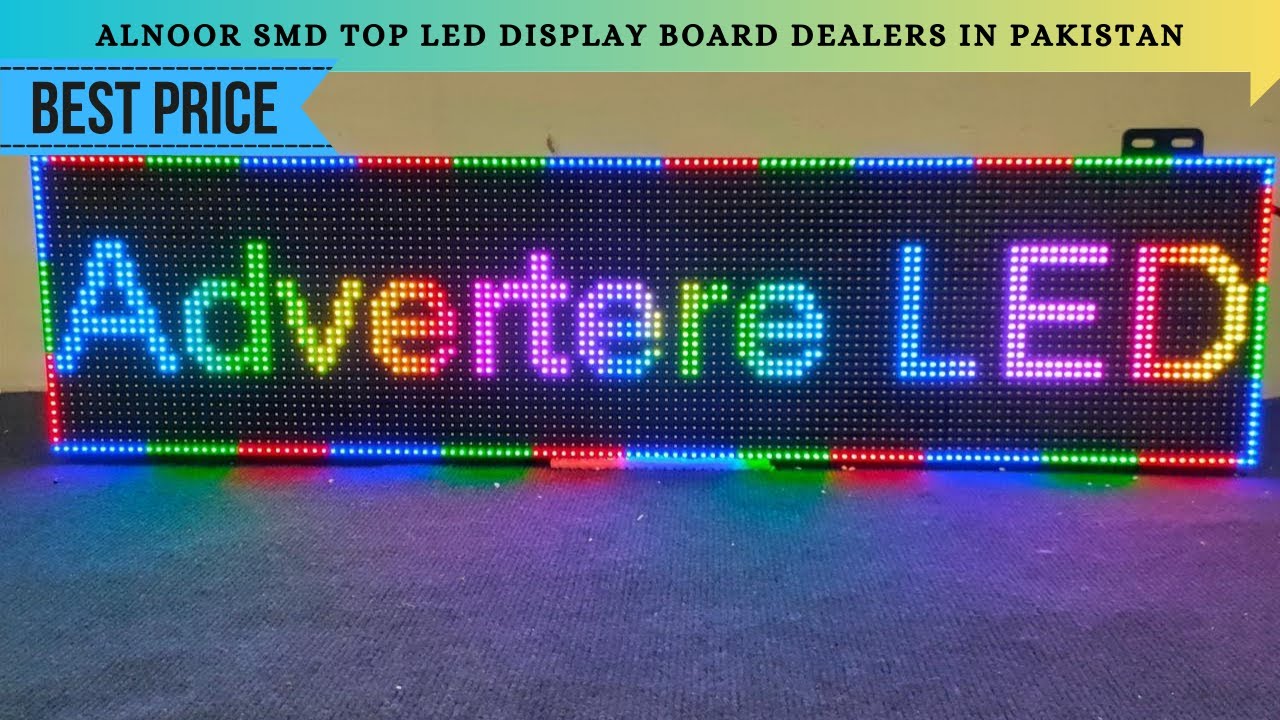 Multi Color LED Moving Display at Best Price in Lahore | Al-noor ...