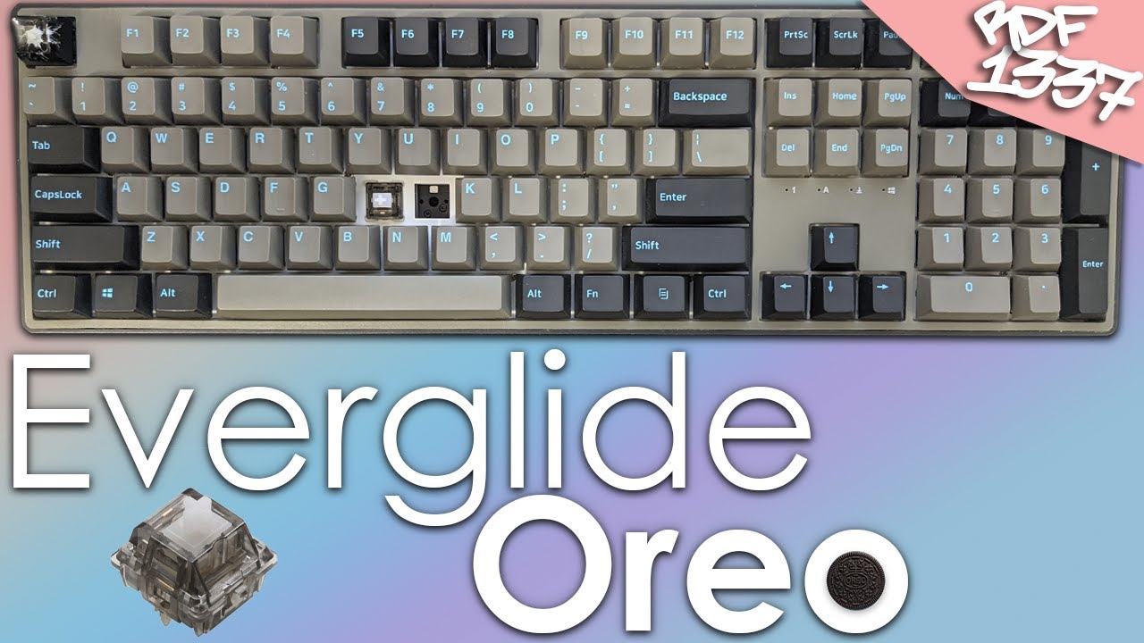 ⌨️ Everglide Oreo Switches Sound Test - YouTube