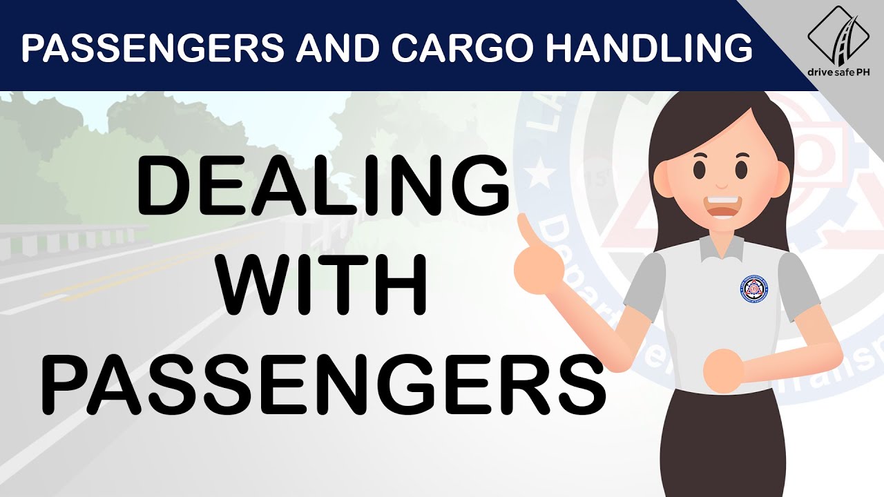 Passengers and Cargo Handling: Dealing With Passengers #OTDC # ...