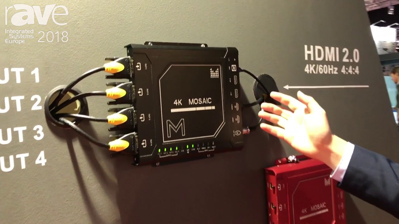 ISE 2018: Shenzhen Magnimage Features 4K Mosaic Video Box With 4K/60Hz ...