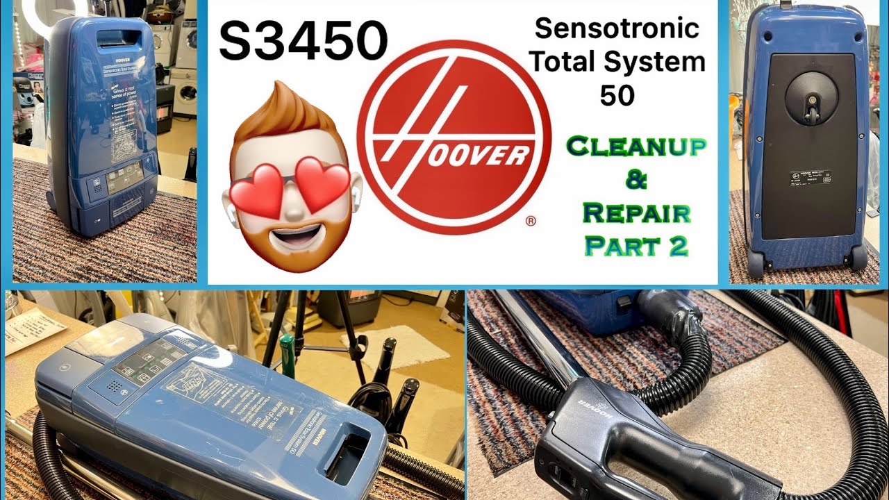 Hoover S3450 Senosotronic Total System 50, Cleanup & Repair Part 2 ...