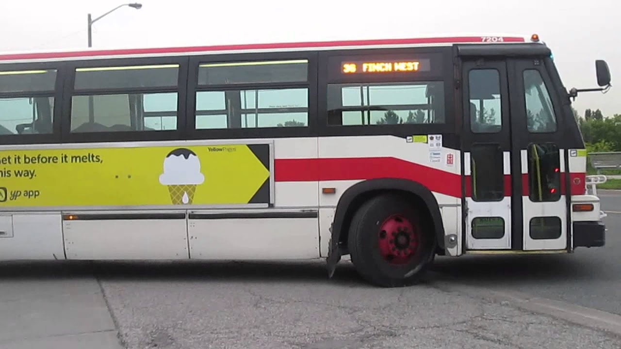 TTC 1998 Nova Bus RTS # 7204 scene - YouTube