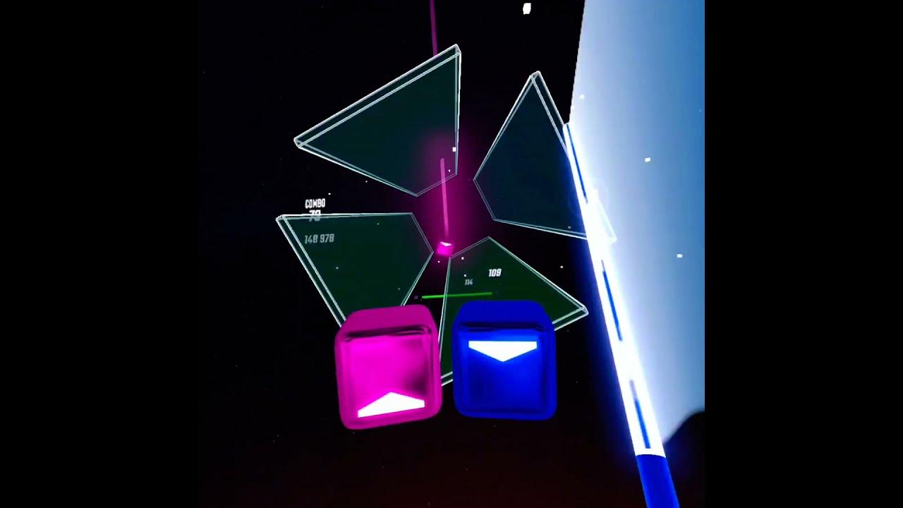 Playing Beat Saber With Noodle Extensions On The Meta Quest 2 Song