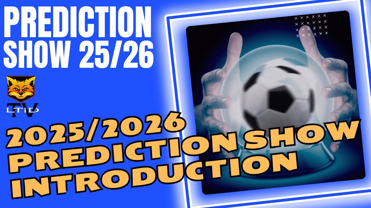 Championship Predictio Show 2025/26 Introduction - YouTube