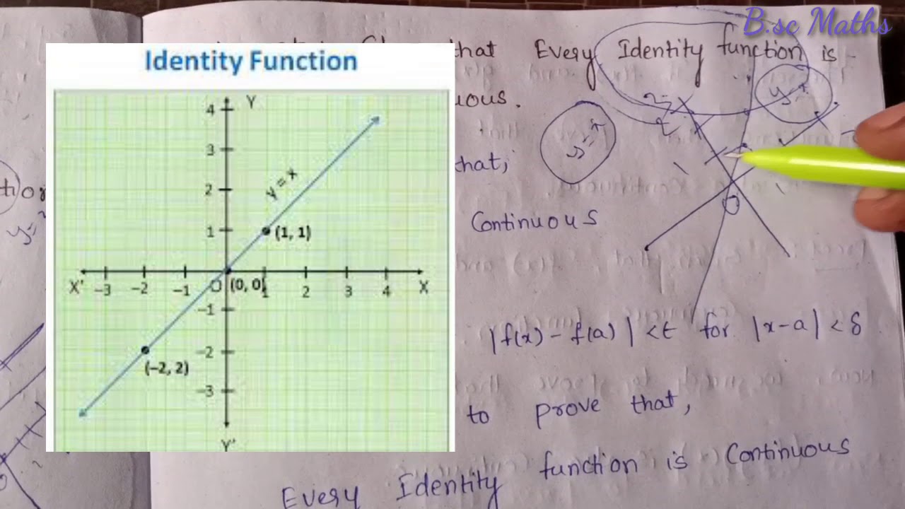 prove that identity function is unique and constant function is ...