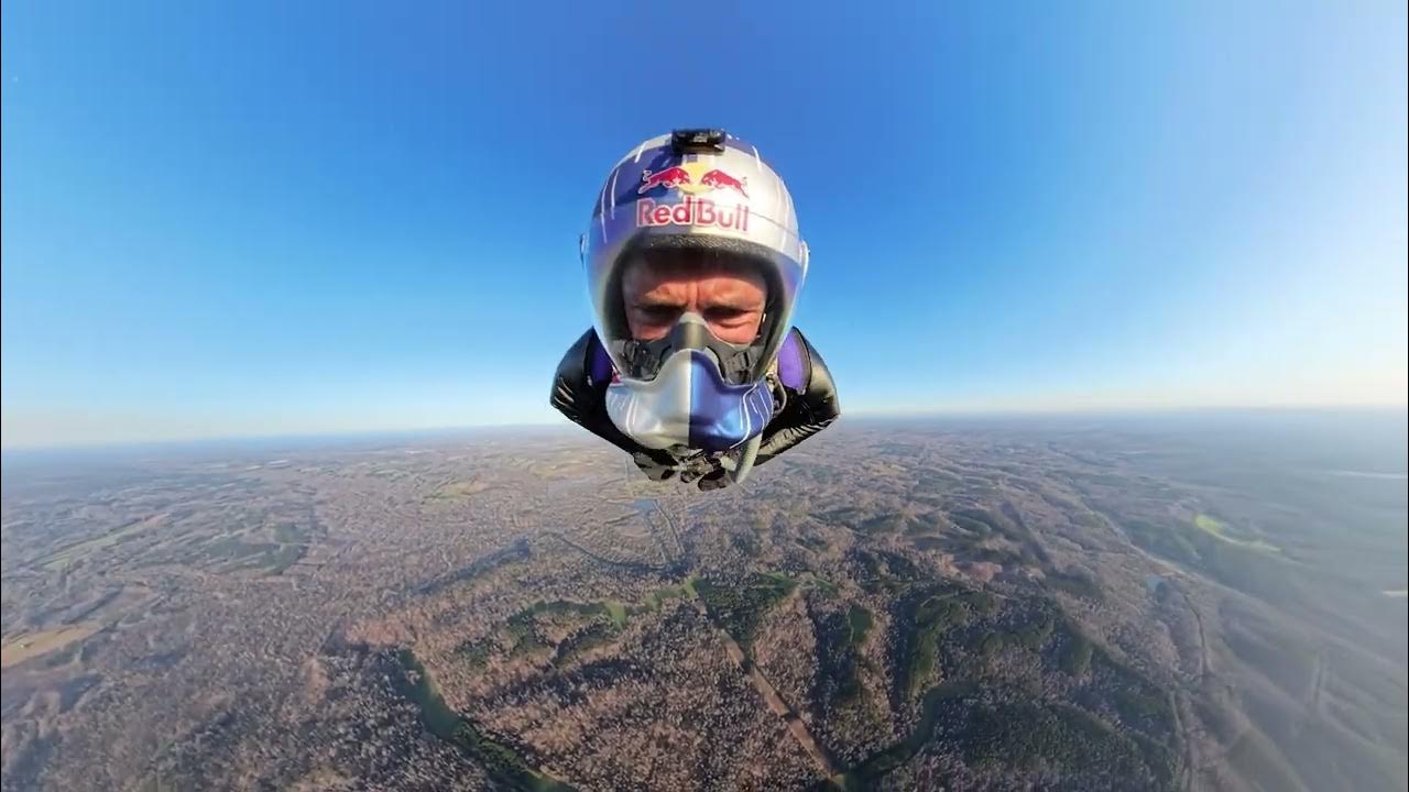 Sebastián Álvarez aims for multiple FAI records with exceptional wingsuit flight - YouTube