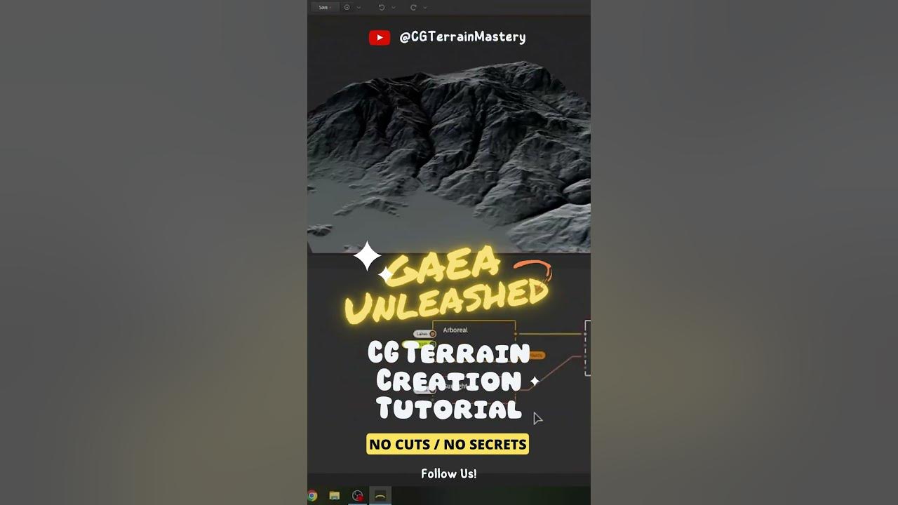 The Complete GAEA tutorial for beginners | Procedural Terrain Creation - YouTube