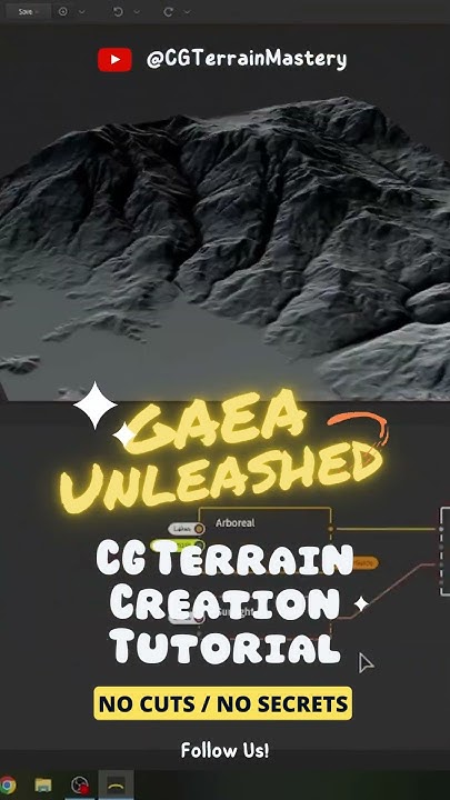The Complete GAEA tutorial for beginners | Procedural Terrain Creation - YouTube