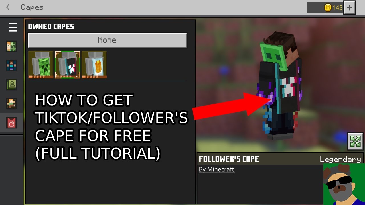 How to get the TikTok Cape in Minecraft (FULL TUTORIAL) - YouTube