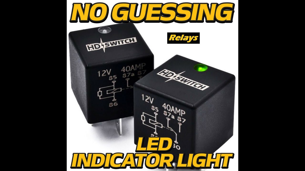HD Switch Engineering Performance 12v LED Lighted Relay Testing and ...