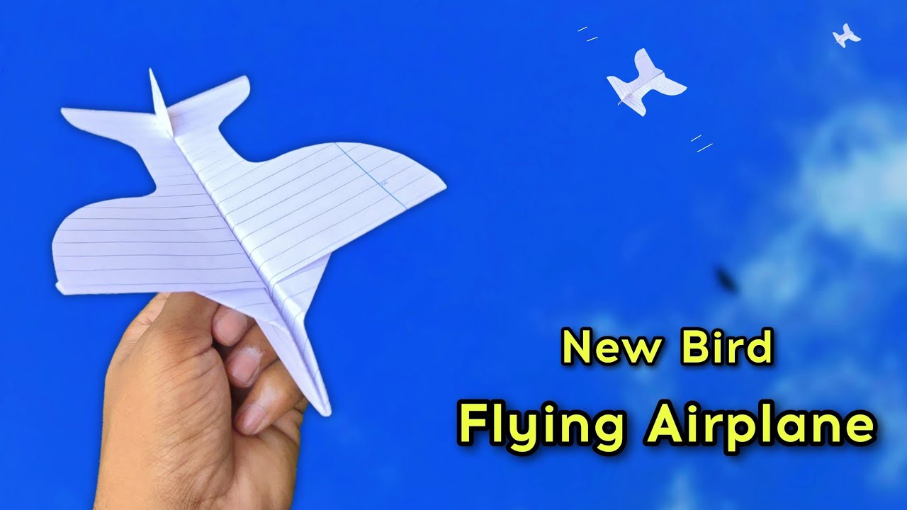 Bird plane, flying new bird airplane, how to make notebook bird, best ...