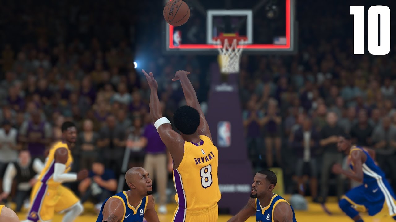 Game Winning Buzzer Beater Against Warriors! | NBA 2K18 Kobe Bryant ...