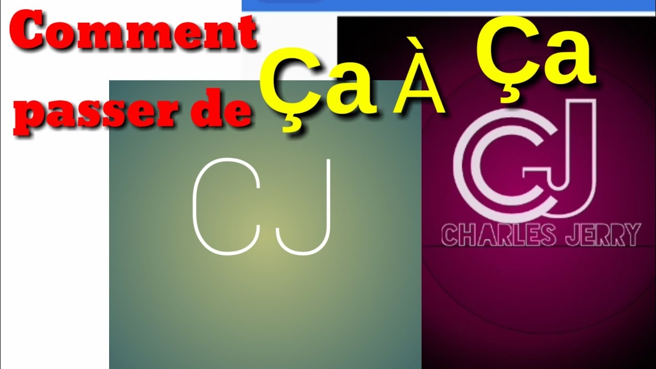 Comment faire un logo avec votre nom - YouTube