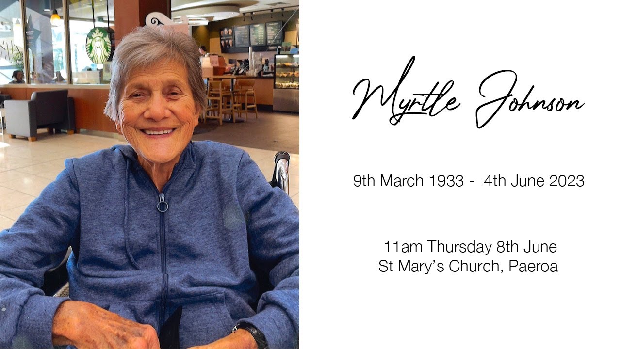 Myrtle - Funeral Service - YouTube