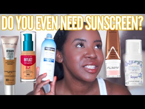 BEST SUNSCREEN/SPF (DRUGSTORE) FOUNDATIONS + DO YOU EVEN NEED SUNSCREEN ...