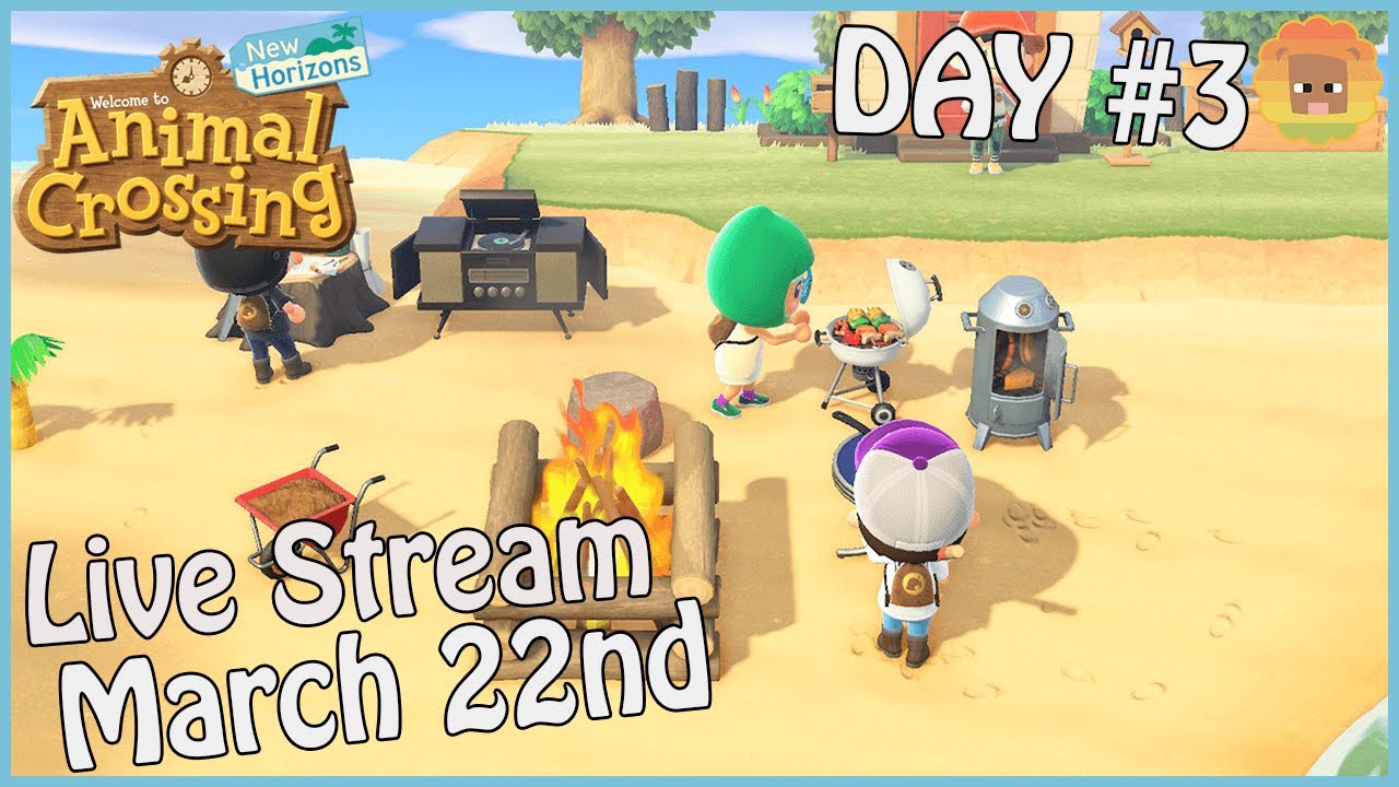 Animal Crossing: New Horizons - Day 3 (LIVE STREAM) - YouTube