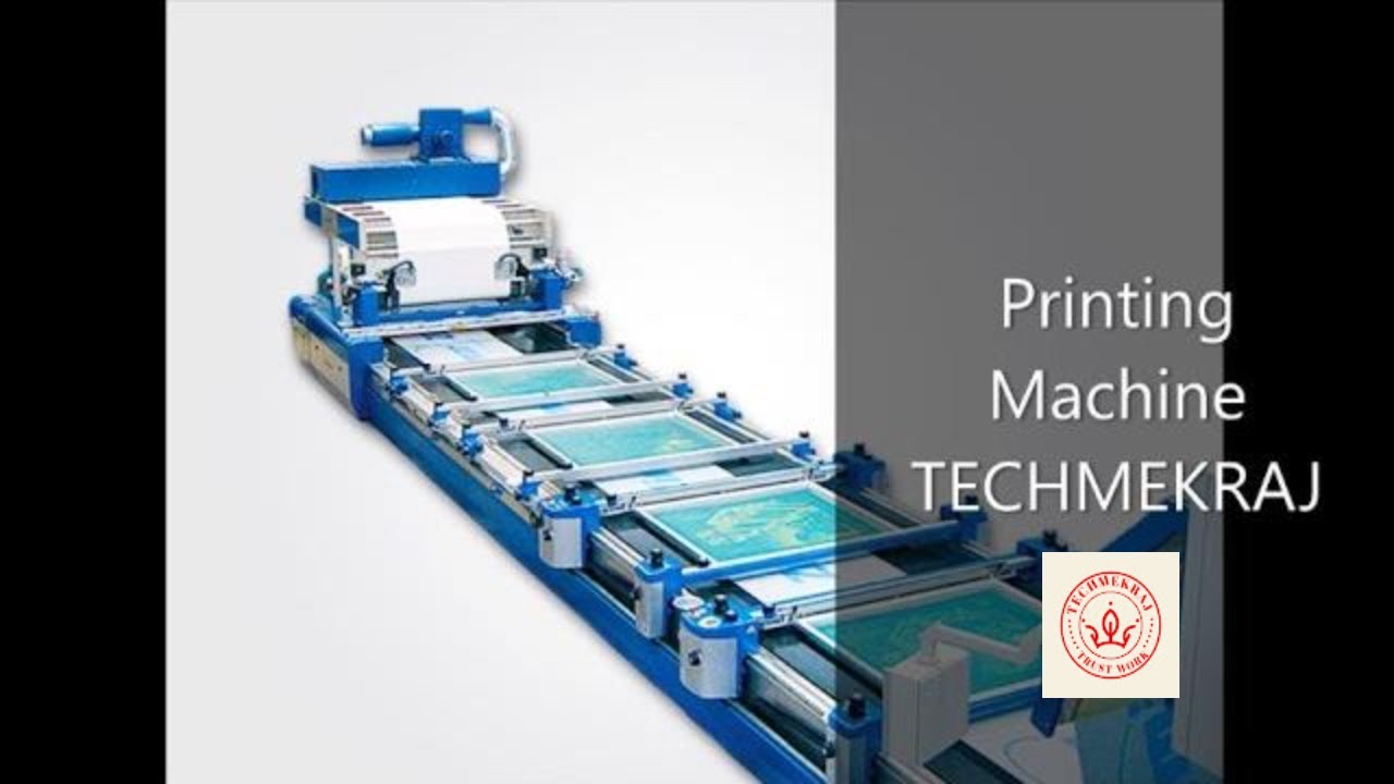 Printing Machine/Screen Printing Machine #techmekraj #printingmachine # ...