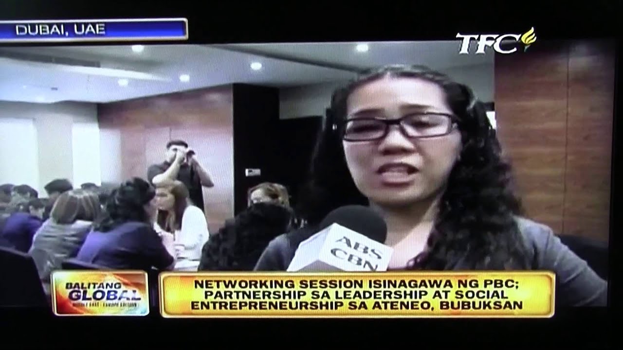 PBC Dubai & Northern Emirates @ Balitang Global TFC ABS CBN - YouTube