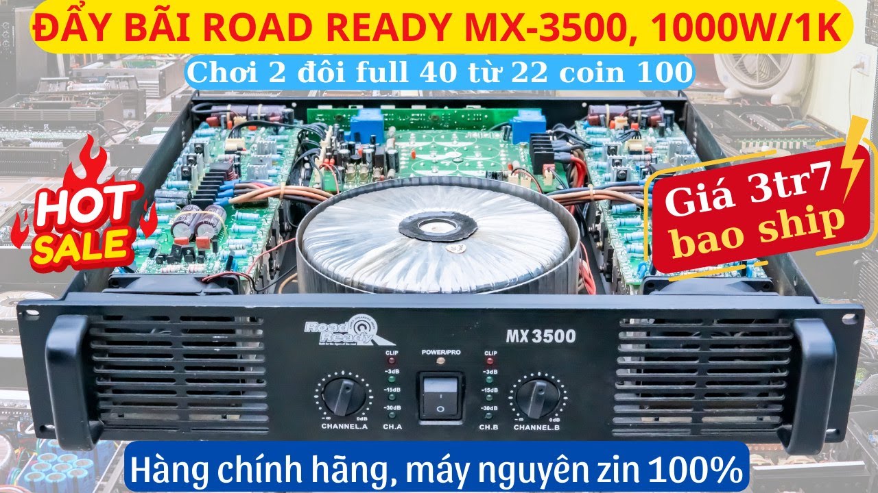 Đẩy Bãi Road Ready MX-3500, 1000w/1k Giá Cực Sốc | 0985476181 - YouTube