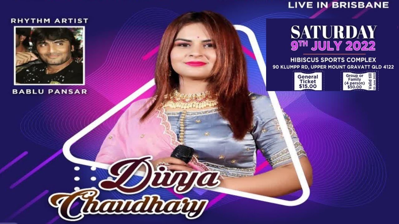 divya chaudhary || australia || Brisbane || Navaratri || live dandiya ...