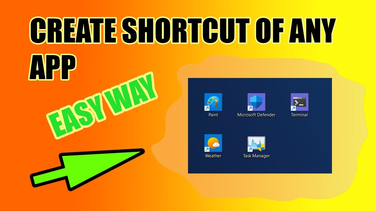HOW TO CREATE SHORTCUT OF ANY APP ON DESKTOP - WINDOWS 11 - YouTube