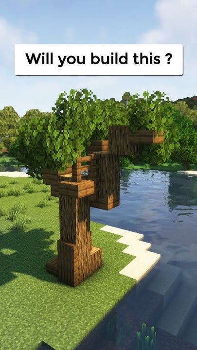Minecraft Tree Tutorial 📝 #shorts - YouTube