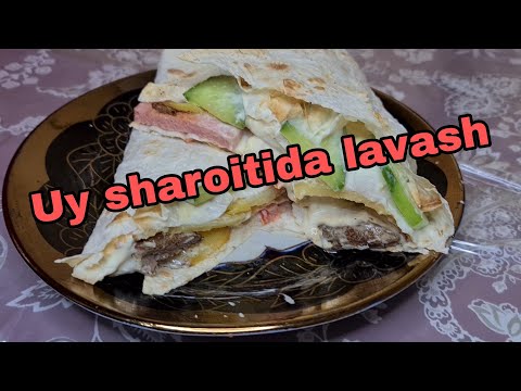 Uy sharoitida tez va oson lavash tayyorlash juda mazzali!