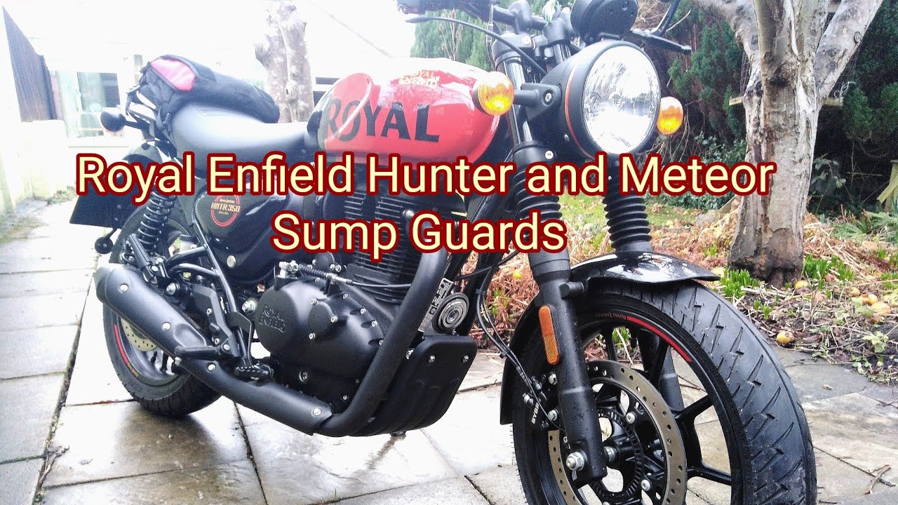 Royal Enfield Meteor and Hunter Sump Guards (aka crankcase shields ...