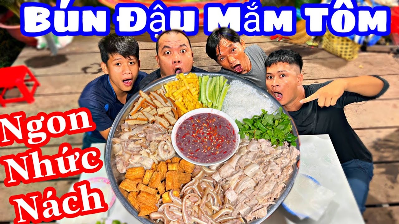 TXTV - Lần Đầu Tiên Thánh Xàm Làm Mâm Bún Đậu Mắm Tôm khổng Lồ Ăn Cho ...